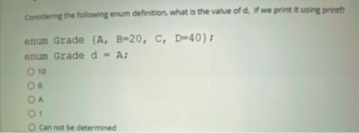 Solved Which of the following is a correct prototype for a | Chegg.com