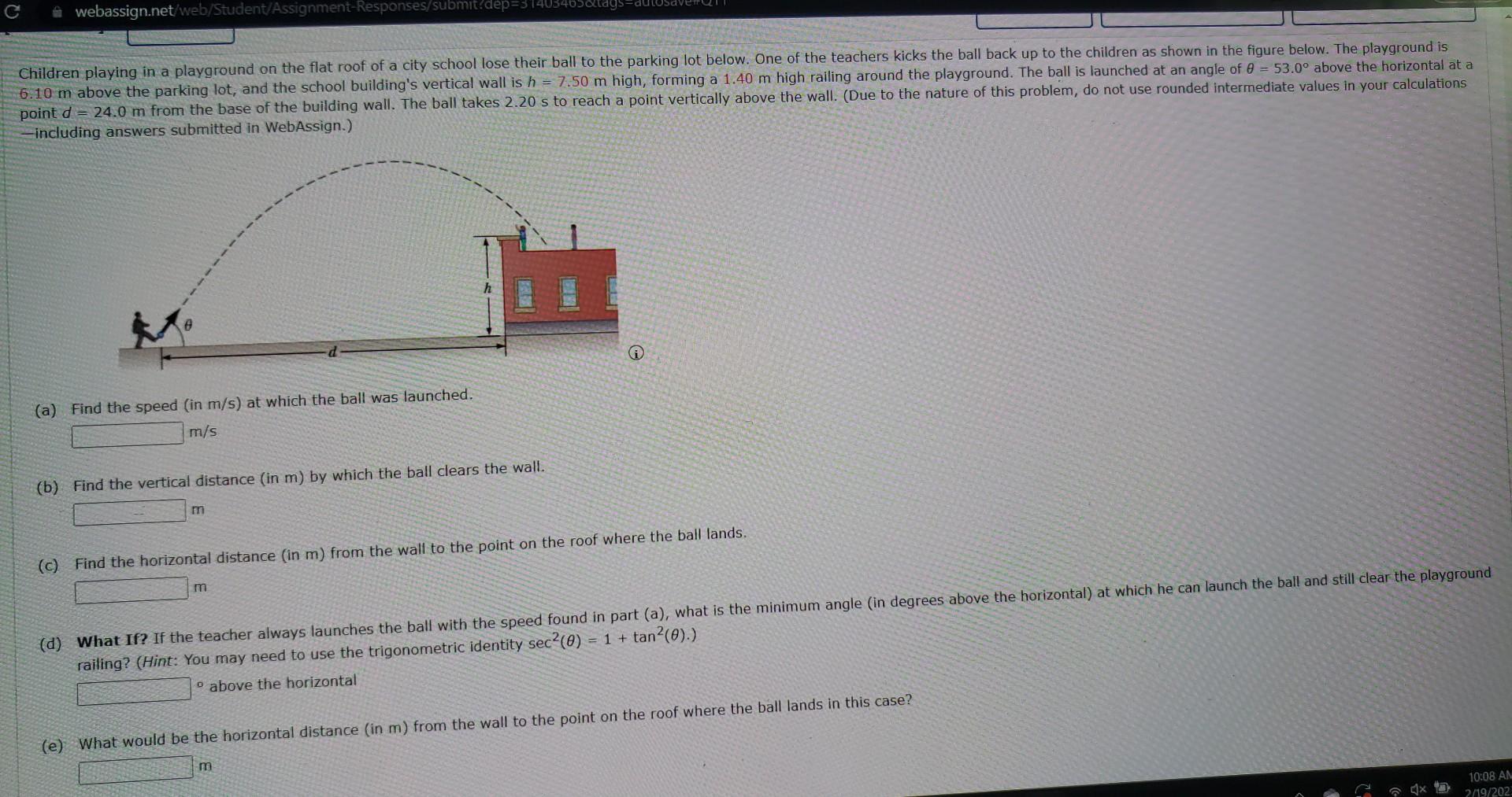 Solved - including answers submitted in WebAssign.) (a) Find | Chegg.com