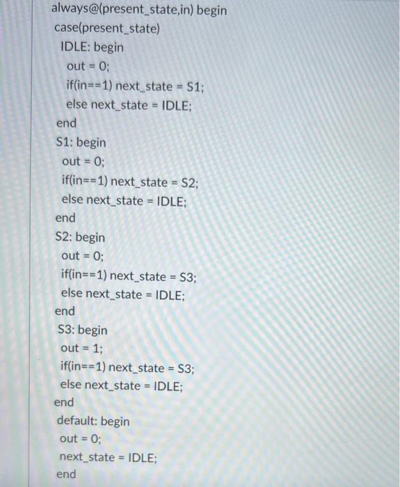 Solved Convert Below Mentioned Sequence Detector Moore Fsm