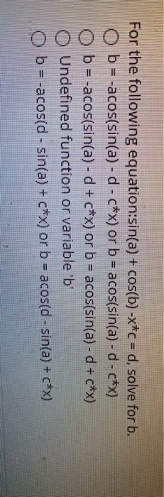 Solved Create the symbolic variables a b cdx and use them to | Chegg.com