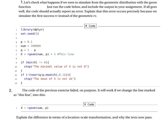 Solved 1.Let's check what happens if we were to simulate | Chegg.com