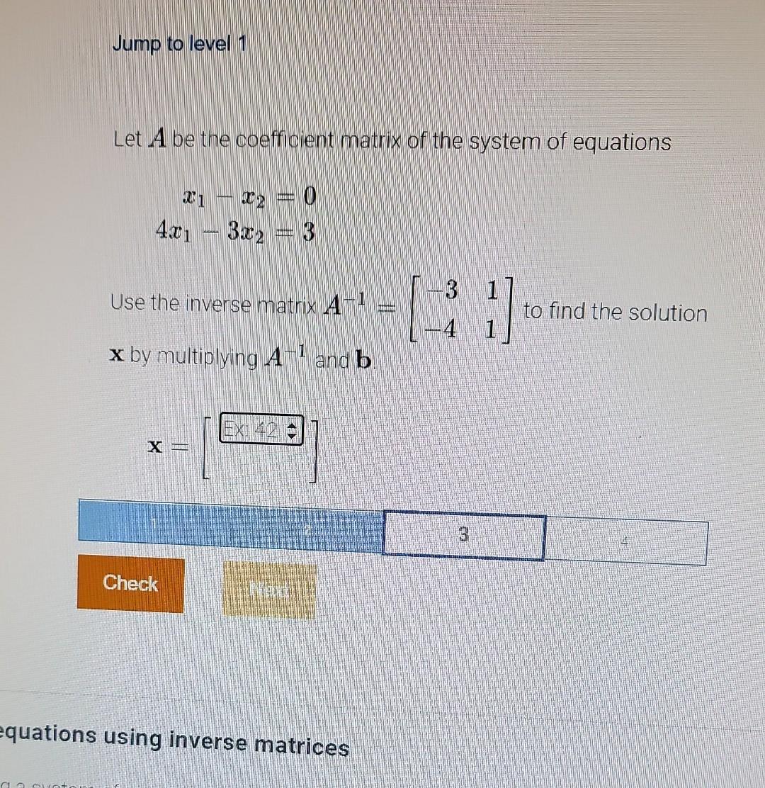 Solved Jump to level 1 Let A be the coefficient matrix of | Chegg.com