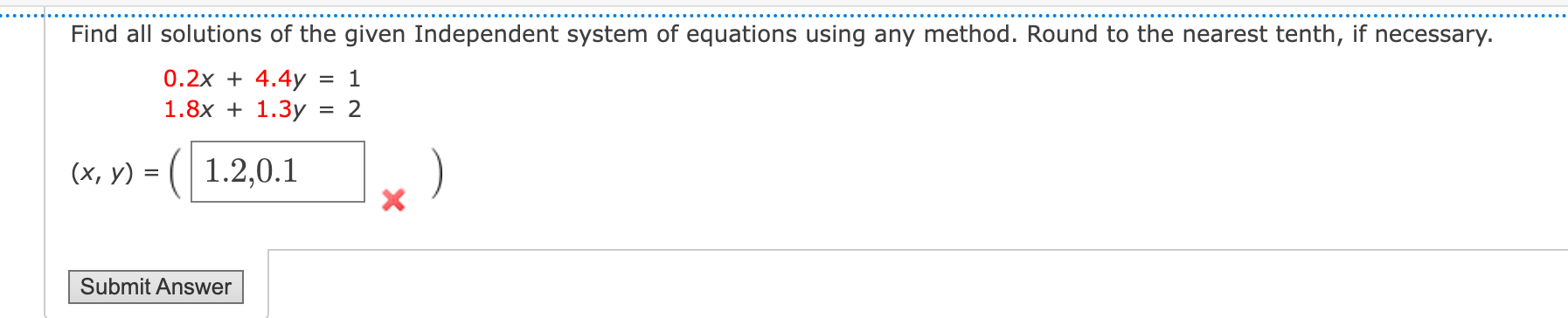 Solved Find all solutions of the given Independent system of | Chegg.com