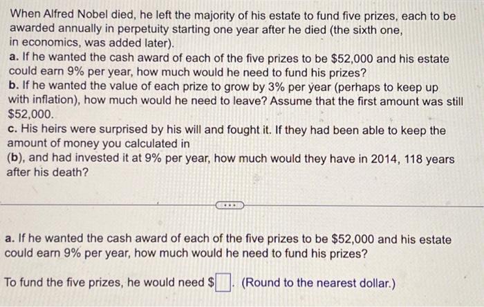 Solved please answer a b and c | Chegg.com