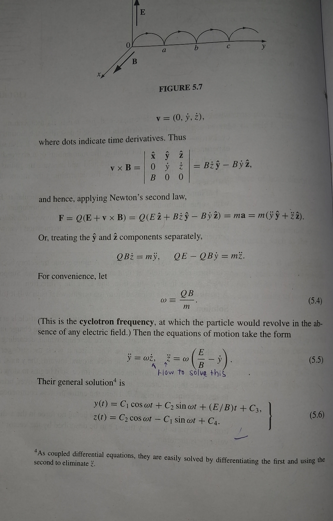 v=(0,y˙,z˙)where dots indicate time derivatives. | Chegg.com