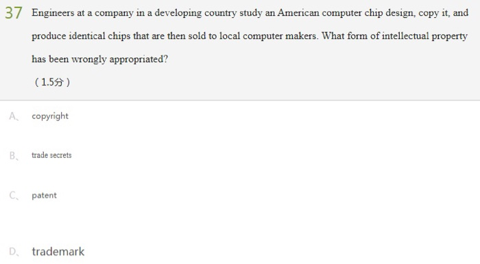 Solved 31 Which of the following is true about protection of | Chegg.com