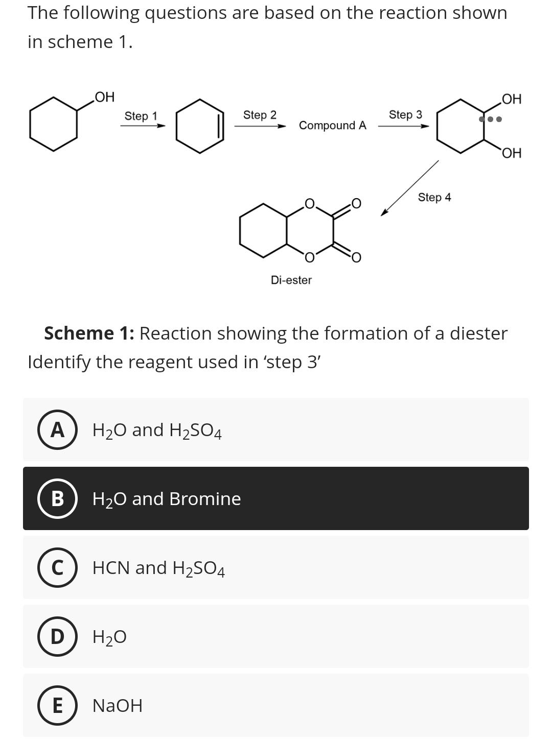Solved The following questions are based on the reaction | Chegg.com