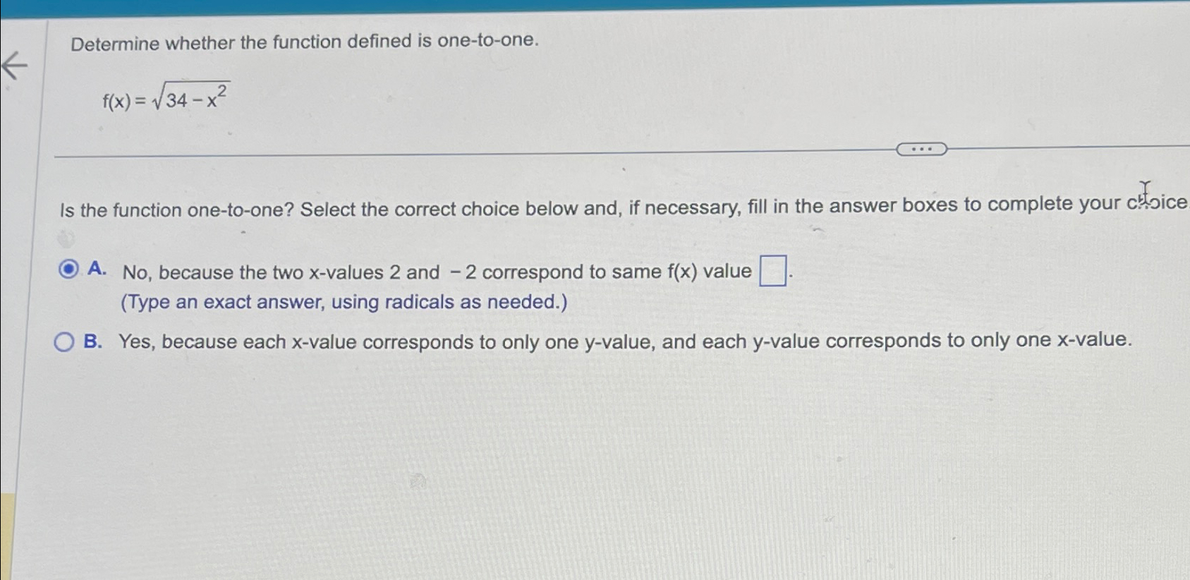 Solved Determine whether the function defined is | Chegg.com