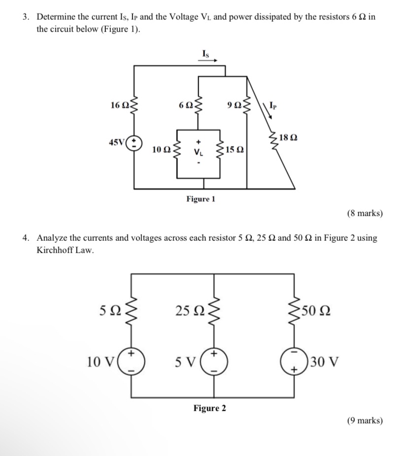 Solved Determine the current IsS, IP ﻿and the Voltage VL | Chegg.com
