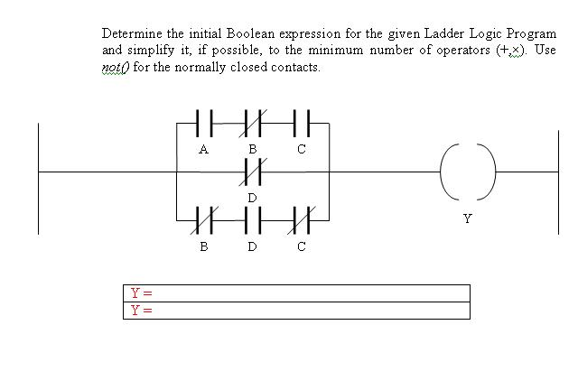 Determine the initial Boolean expression for the | Chegg.com