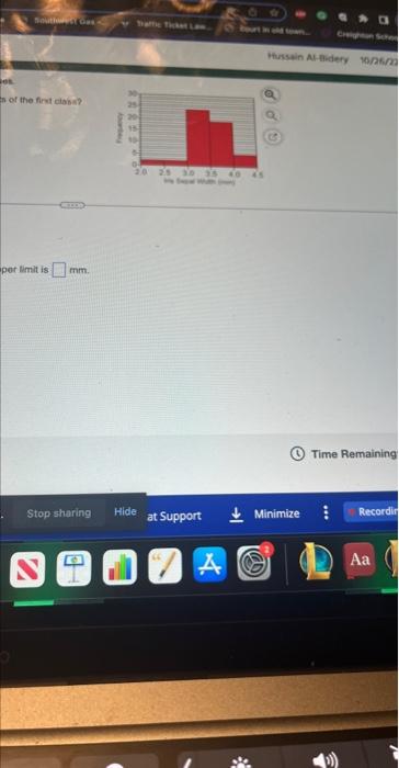 Solved The class width is mith. (Sitiplify yout answor) For | Chegg.com