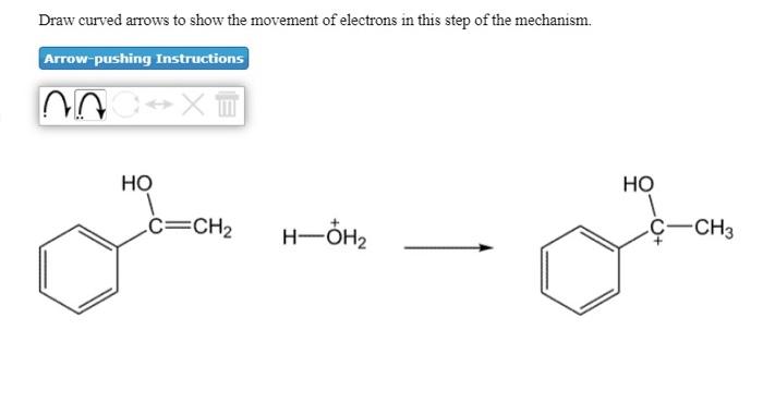 Solved Hö: HO: CECH CECH Hg Hg Draw curved arrows to show | Chegg.com