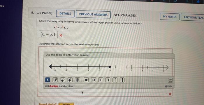 Solved Solve the inequality in terms of intervals. (Enter | Chegg.com