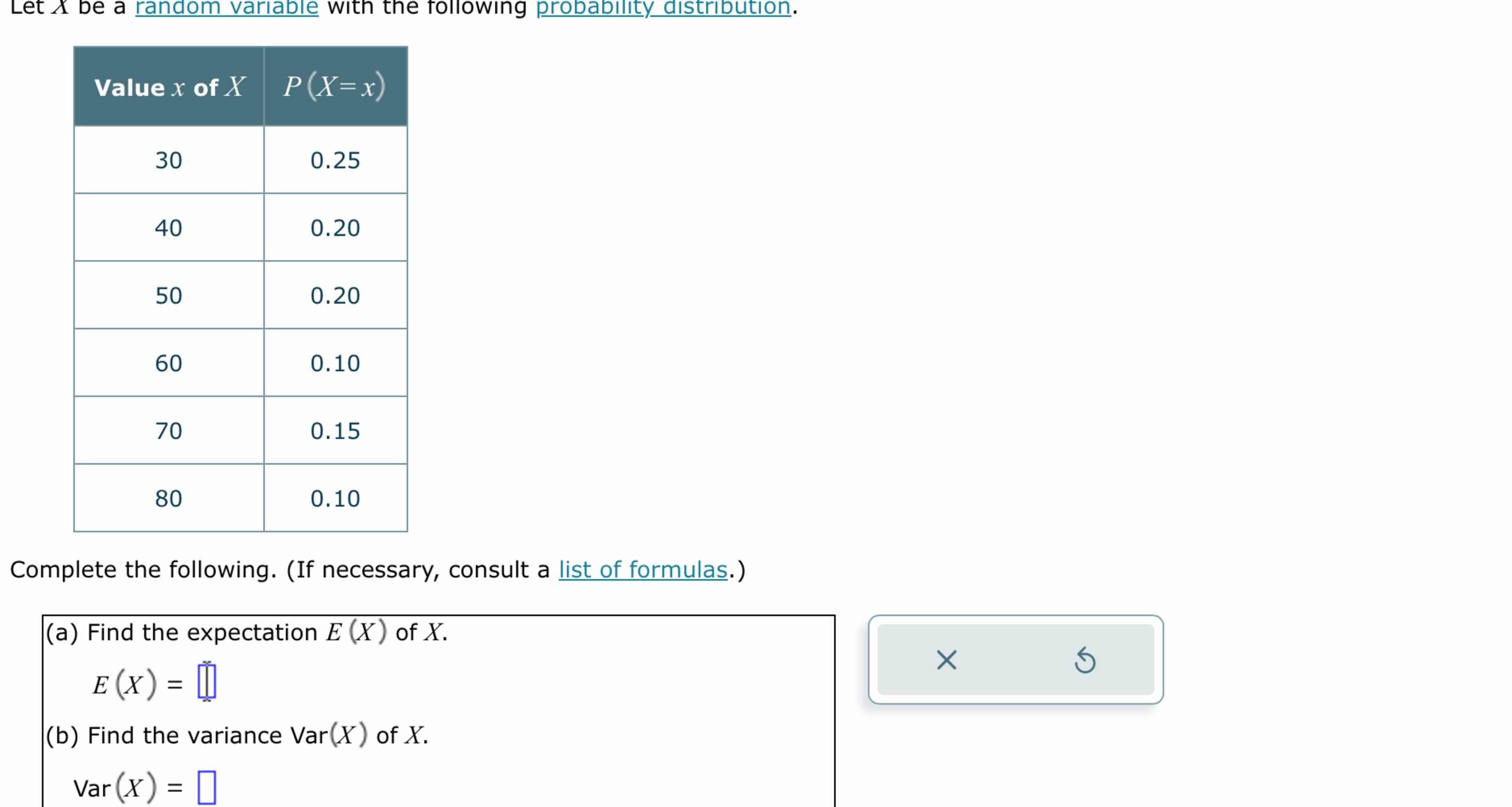 Solved Complete the following. (If necessary, consult a list | Chegg.com