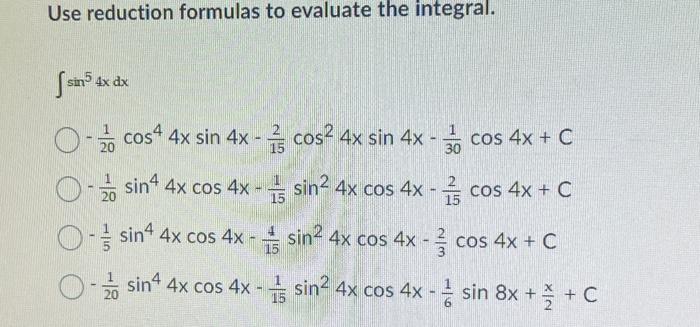 Solved Use reduction formulas to evaluate the integral. | Chegg.com