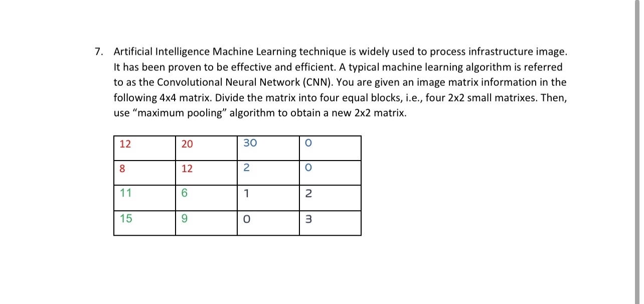 Solved Artificial Intelligence Machine Learning technique is | Chegg.com