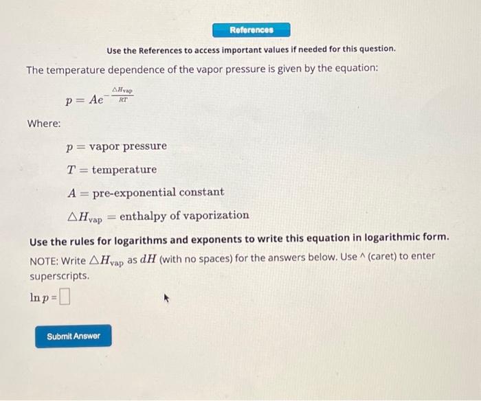 Solved Use the References to access important values if | Chegg.com