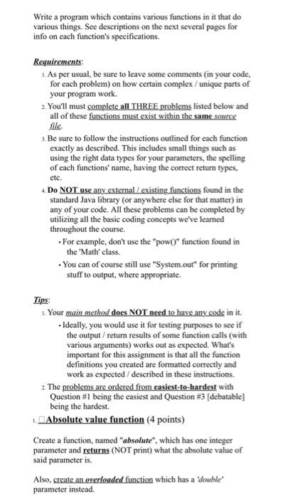 Solved Coding In Java Using Net Beans Instructions Are In 0837