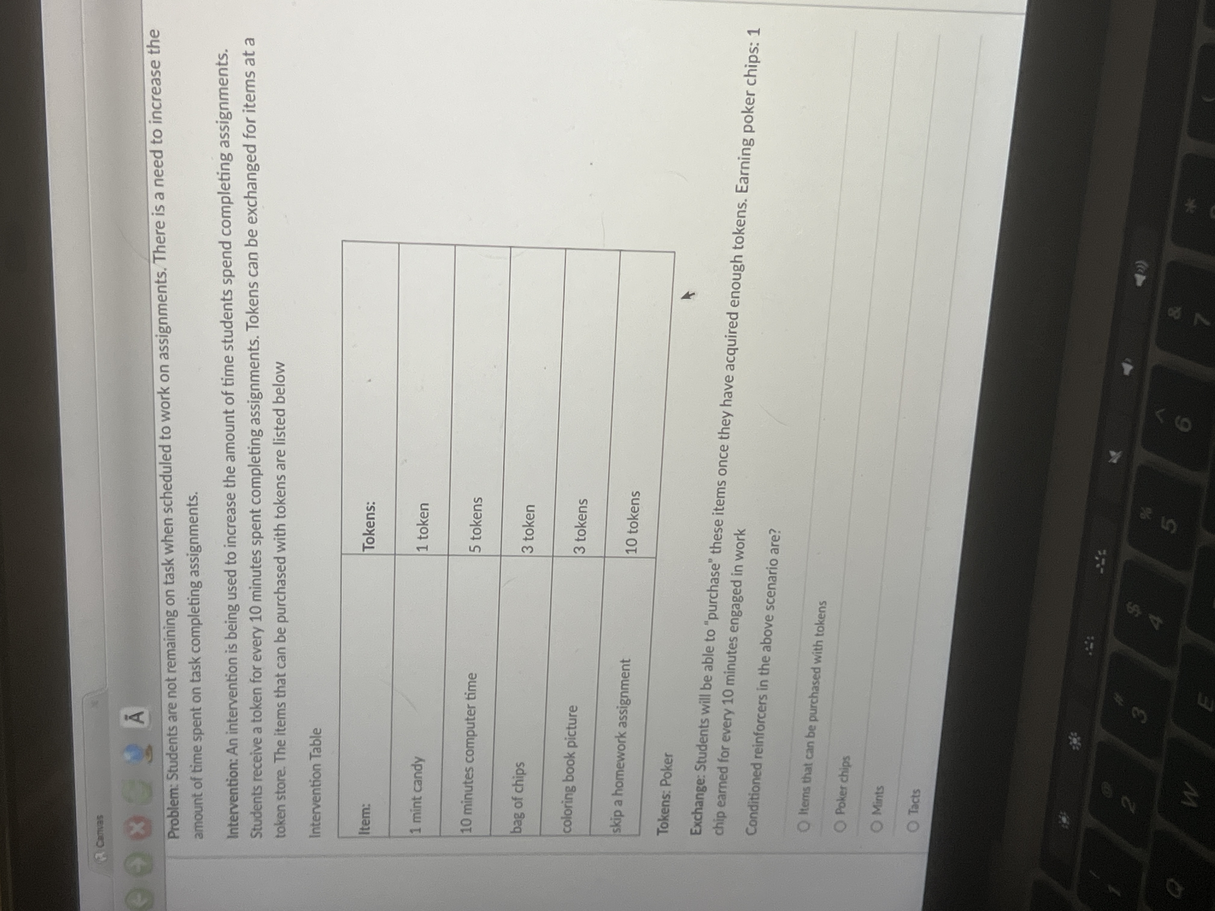 Solved Problem: Students are not remaining on task when | Chegg.com