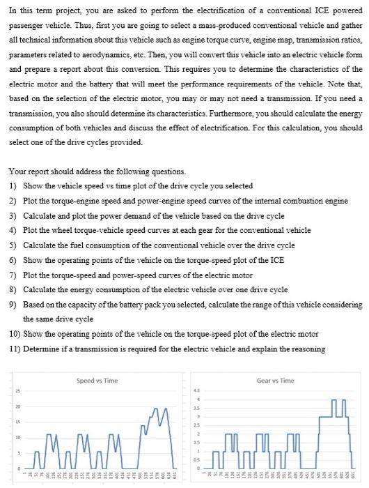 Solved In this term project, you are asked to perform the | Chegg.com