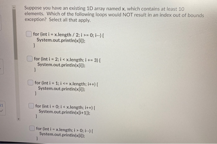 Solved Suppose You Have An Existing 1d Array Named X Which 
