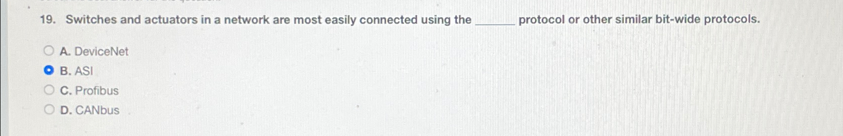 Solved Switches and actuators in a network are most easily | Chegg.com