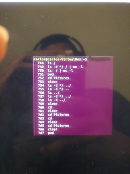 Solved carlos@carlos-VirtualBox:-S 748 ls / 749 ls -d / / MC | Chegg.com