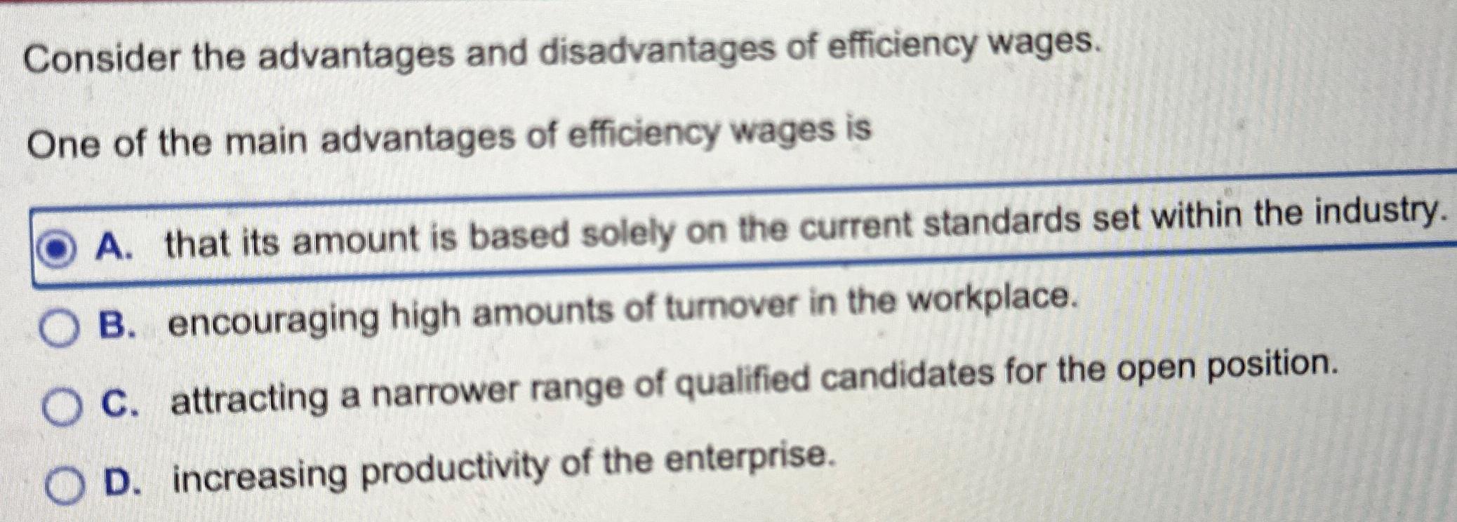 Solved Consider the advantages and disadvantages of | Chegg.com