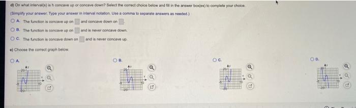 Solved For the following function, a) give the coordinates | Chegg.com