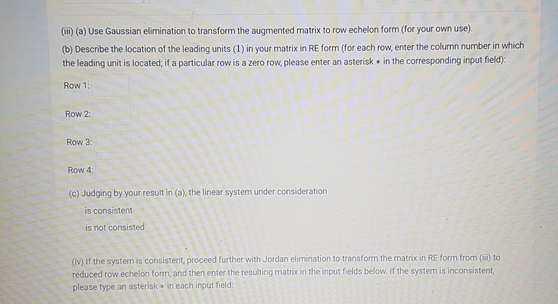 Solved (Linear Systems: Applications). A certain factory has | Chegg.com