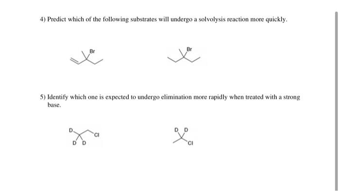 Solved 1) Draw the expected product(s) of the following | Chegg.com