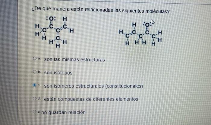 Solved Of the molecules below, which one would you expect to | Chegg.com
