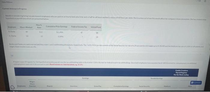 Solved Current Attempt in Progress Natalie is considering | Chegg.com