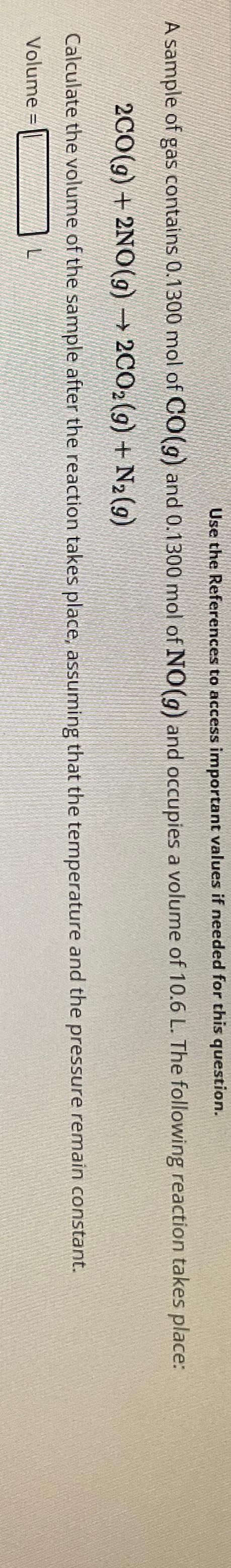 Solved Use the References to access important values if | Chegg.com