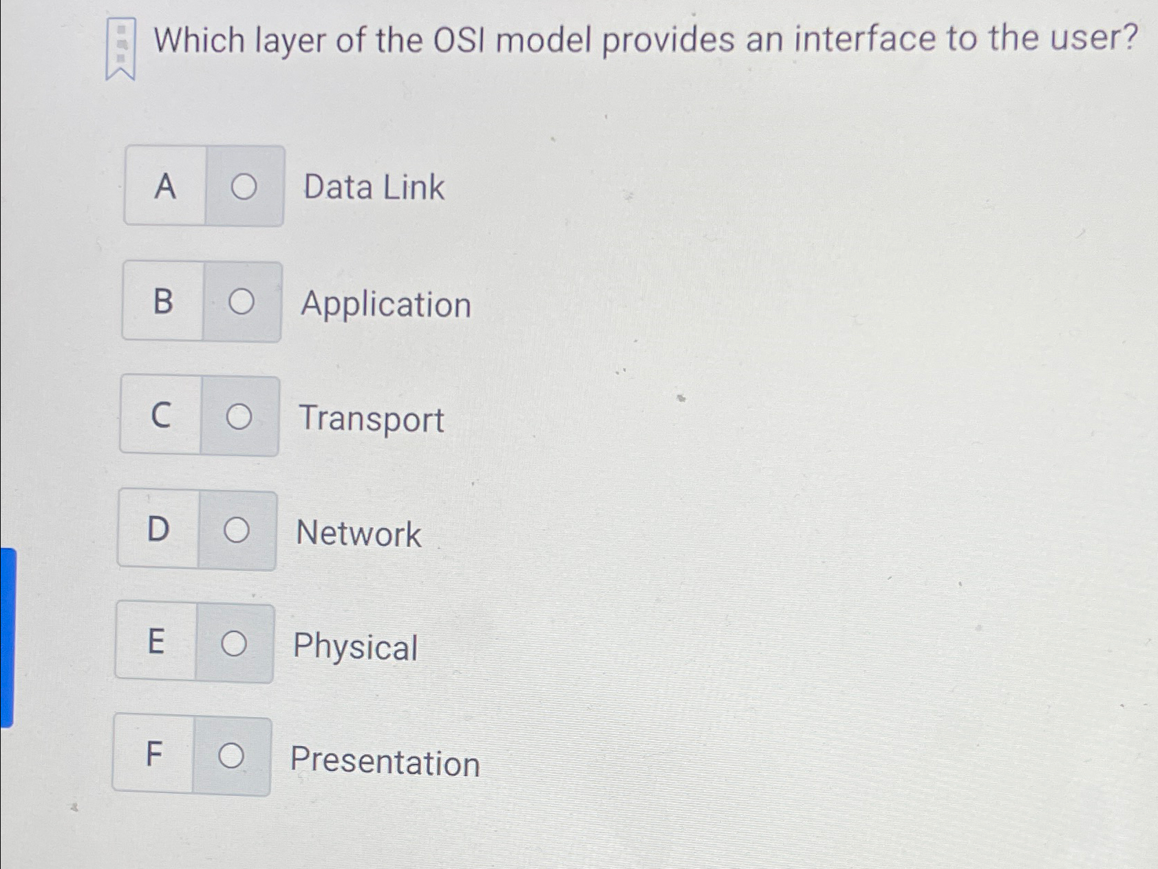 Solved Which layer of the OSI model provides an interface to | Chegg.com