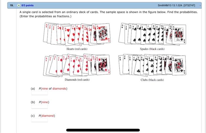 Solved 19. 0/3 points SmithNM13 13.1.024. [37327471 A single | Chegg.com