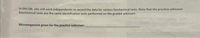 In this lab, you will work independently to record | Chegg.com