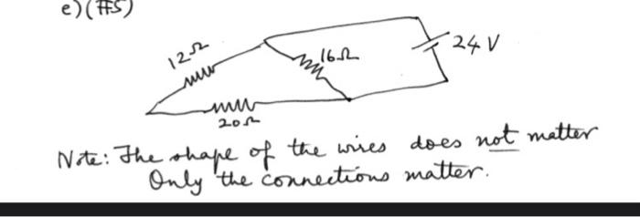 Solved #5) Three resistors are arranged in a triangle as | Chegg.com