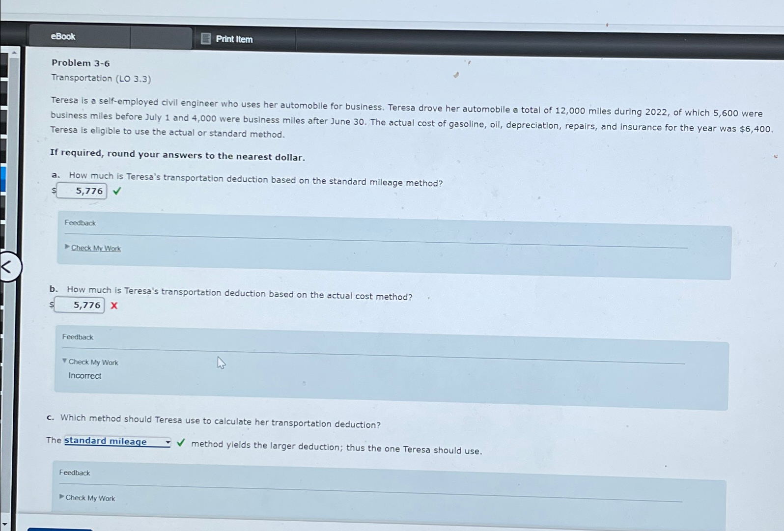 Solved eBook\\nPrint ltem\\nProblem 3-6\\nTransportation (LO | Chegg.com