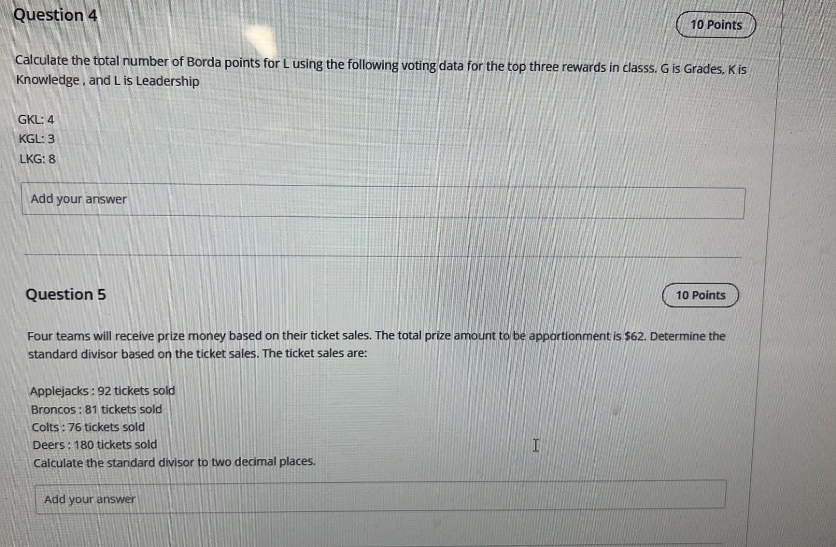 Solved A certain test is worth 125 points. How many points | Chegg.com