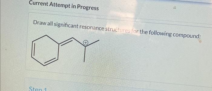 Solved Draw all significant resonance structures for the | Chegg.com