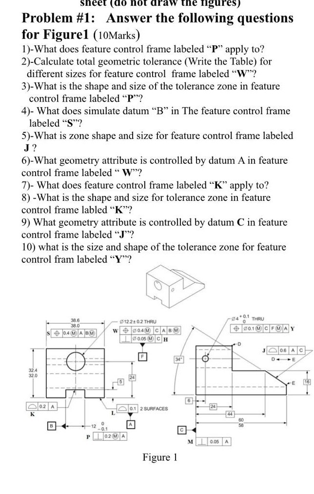 Solved sheet (do not draw the figures) Problem #1: Answer | Chegg.com