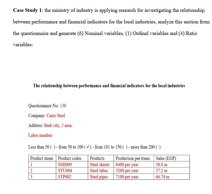 Solved Case Study 1: the ministry of industry is applying | Chegg.com