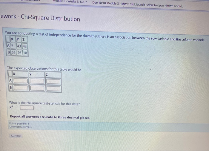 Solved Module 3 Weeks 5 6 And 7 Due 10 18 Module 3 Hmwk