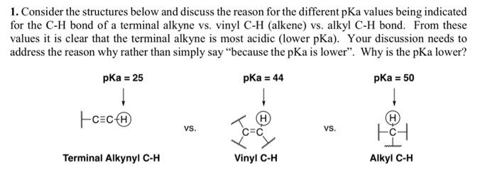 Solved 1. Consider the structures below and discuss the | Chegg.com