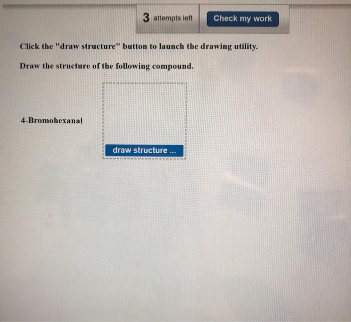 Solved 3 attempts left Check my work Click the "draw | Chegg.com