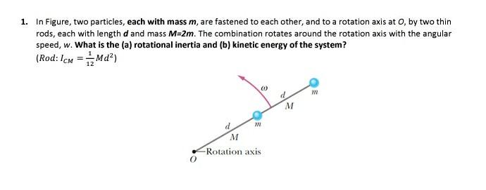 Solved In Figure, two particles, each with mass m, are | Chegg.com