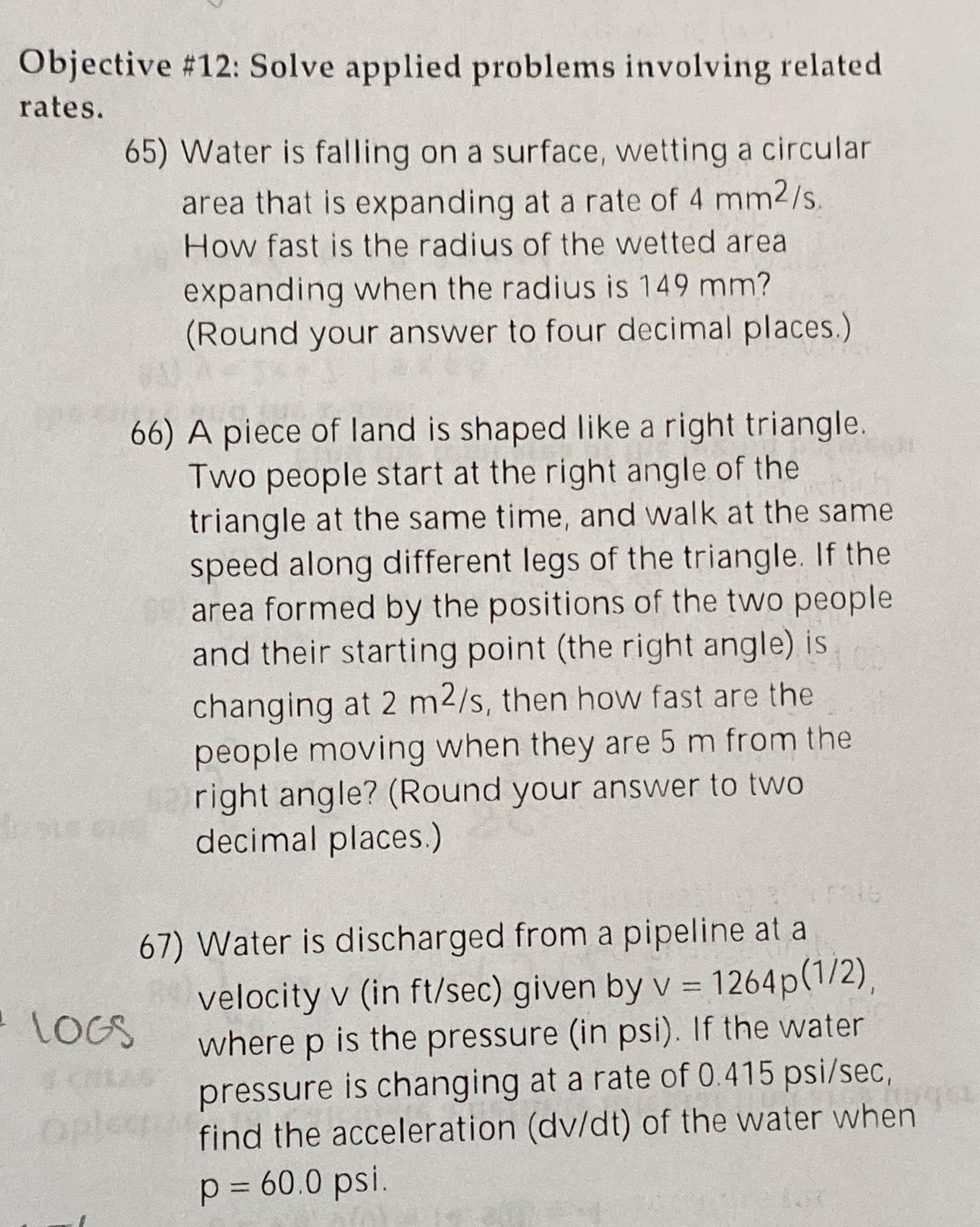 Solved Objective #12 ﻿: Solve applied problems involving | Chegg.com