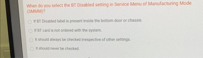 Solved When should you use RTC Reset? To recover from No | Chegg.com