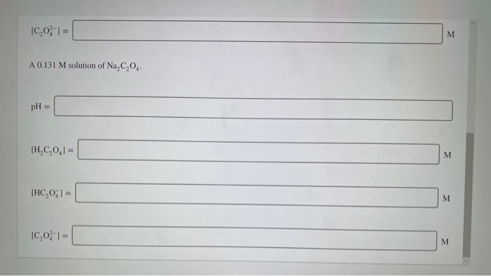 Solved Oxalic acid, H.C.O., has acid dissociation constants | Chegg.com